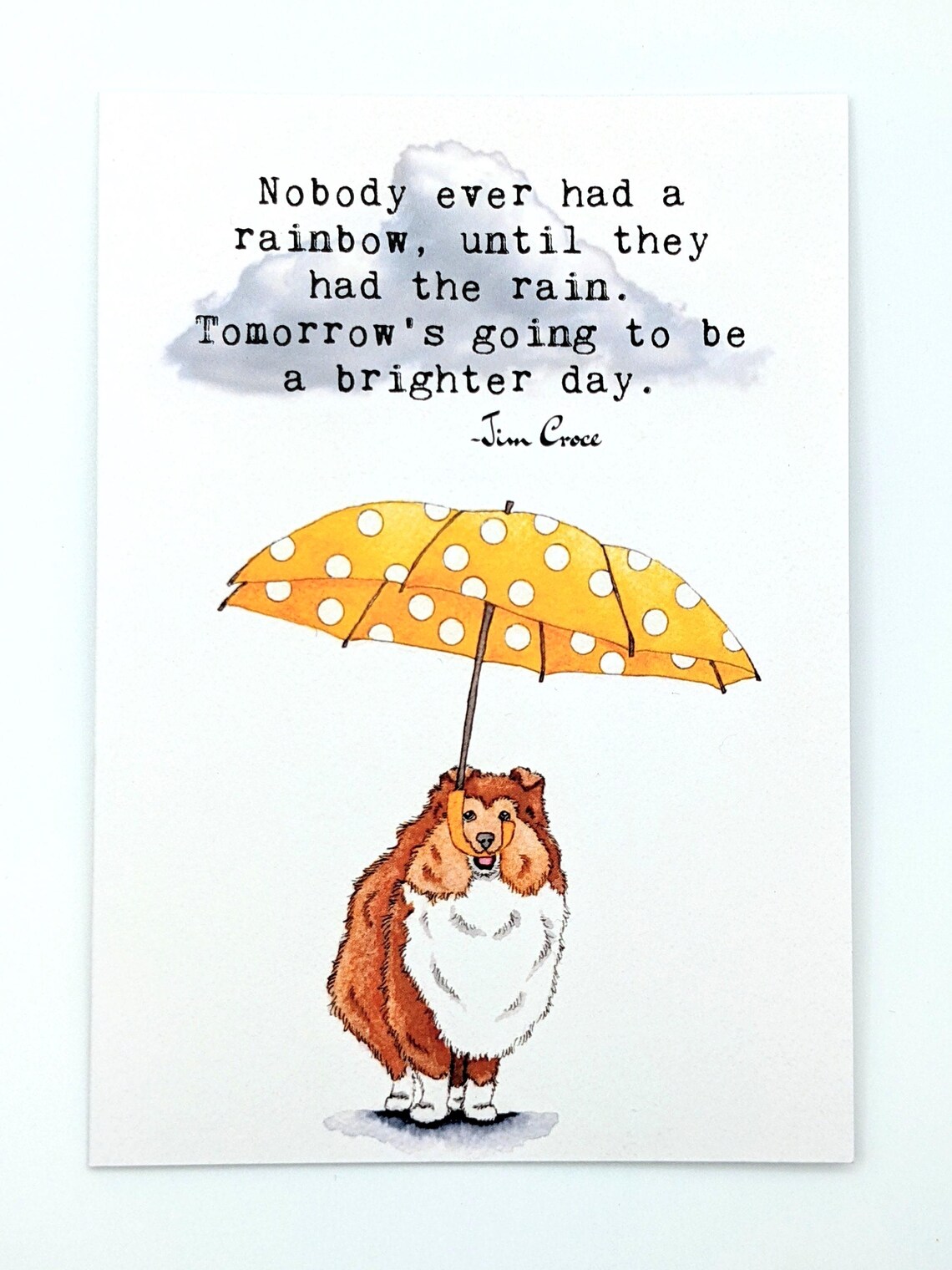 Sheltie | Shetland Sheepdog | Jim Croce | Umbrella | Rainbows ...