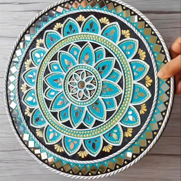 Lippan Art Mirror - Etsy Australia