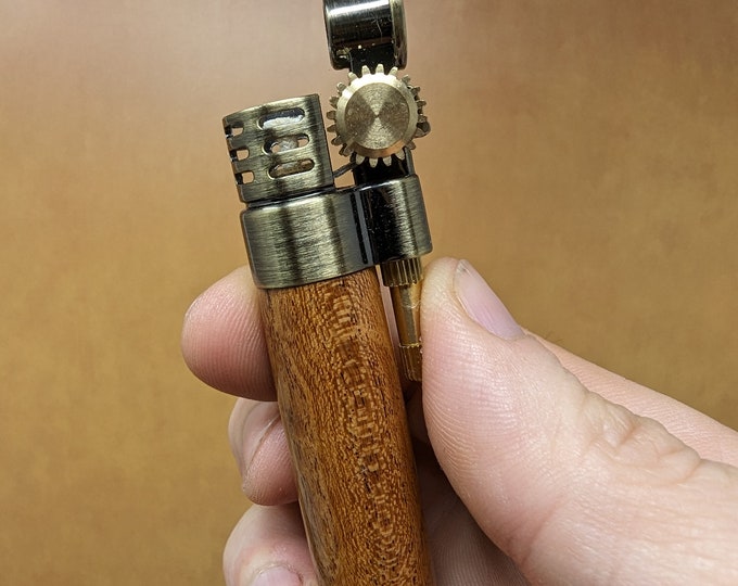 Hand-turned Wood Barrel Lighter Crafted Elegance - Etsy