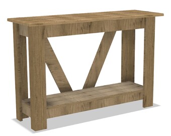 Woodworking Side Table Plans - Etsy