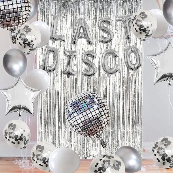 Disco Ball Balloon Garland Pink - Etsy