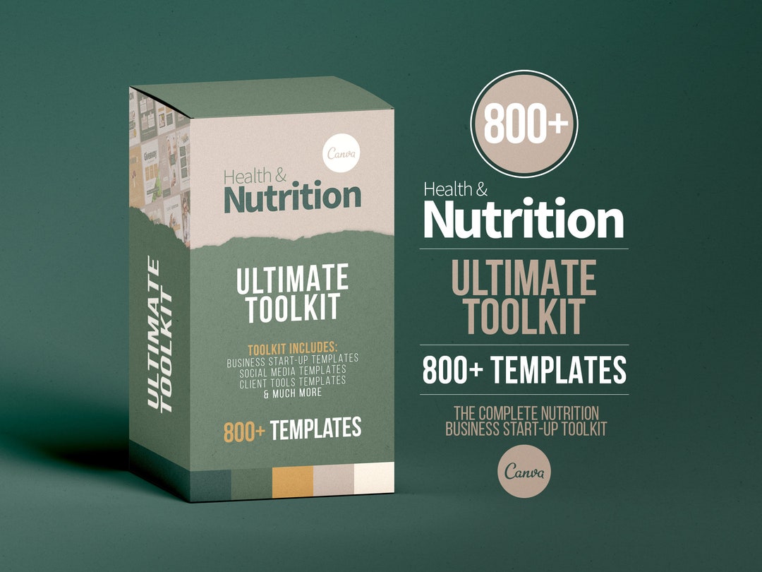Nutritionist Ultimate Toolkit | Health and Nutrition Templates | Health ...