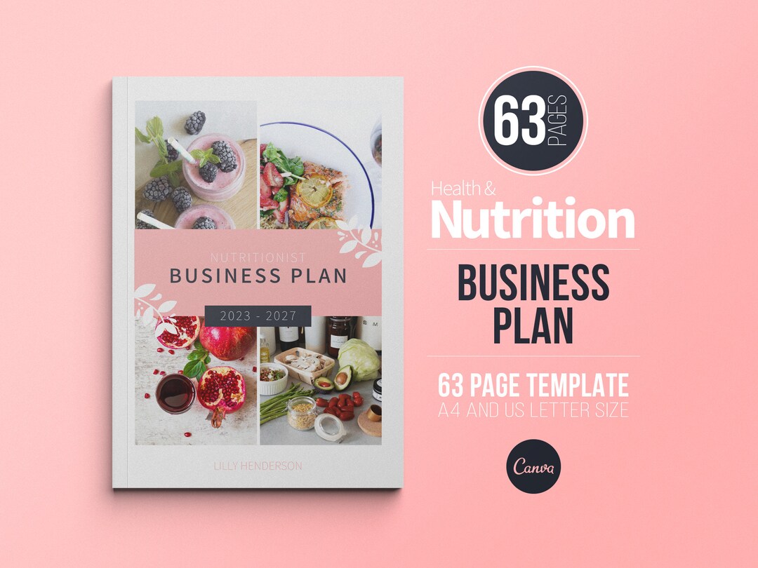 Nutritionist Business Plan Template | Nutrition Business Strategy ...