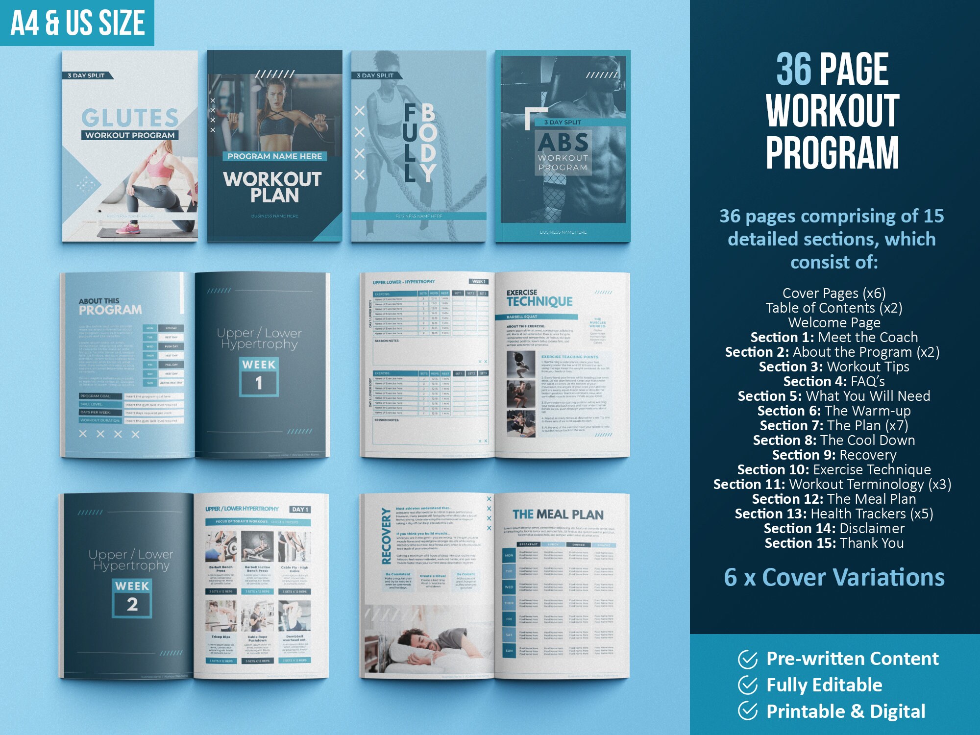 Fitness Ultimate Toolkit | Personal Trainer Templates | Instagram ...