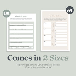 Health and Wellness Coach Worksheet Templates, Health and Life Coaching ...