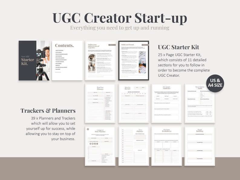 UGC Creator Ultimate Toolkit, Portfolio Template, Influencer Contract ...