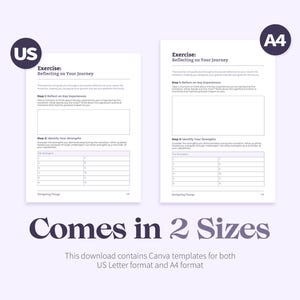 Navigating Change Workbook, Editable Canva Anxiety Coaching Tools and ...