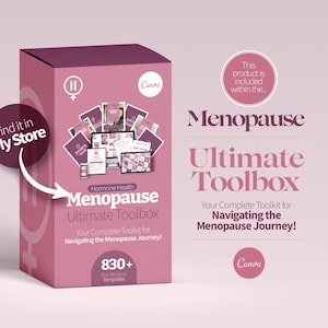 300+ Menopause Instagram Post Templates, Hormone Health Coaching, Self ...