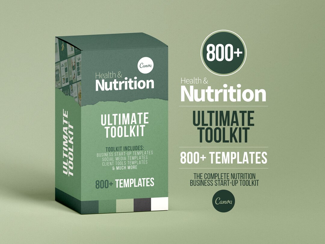 Nutritionist Ultimate Toolkit | Health and Nutrition Templates | Health ...