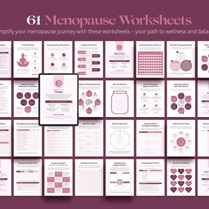 Menopause Worksheets, Self-care Templates, Coaching and Therapy Tools ...