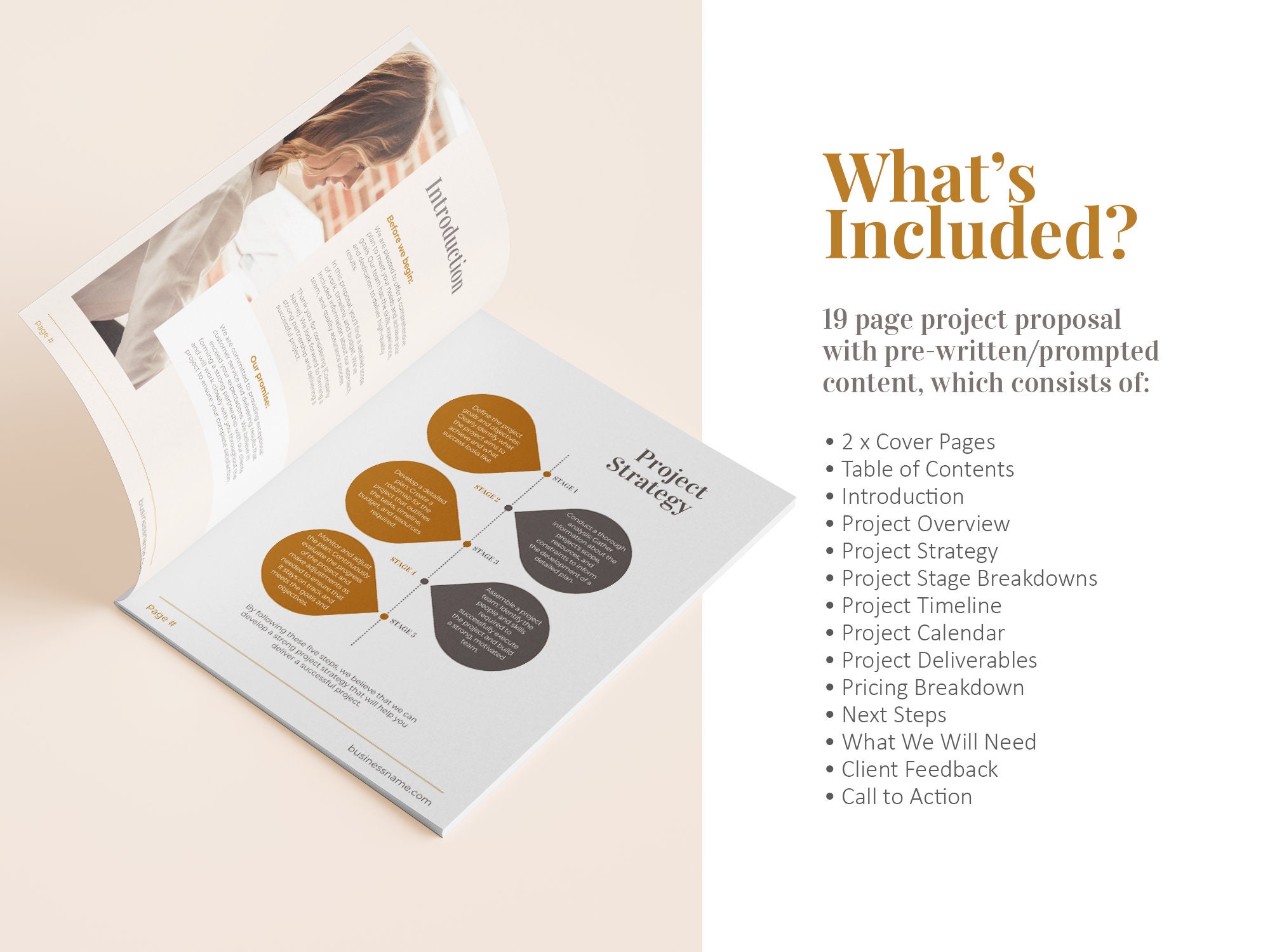 Project Proposal Template Client Pitch Template Client - Etsy