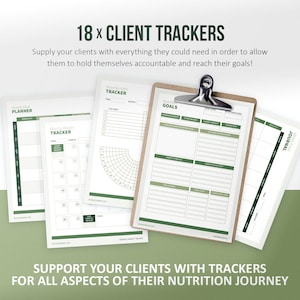 Nutrition Coach Client Intake Forms and Nutrition Trackers | Dietitian ...