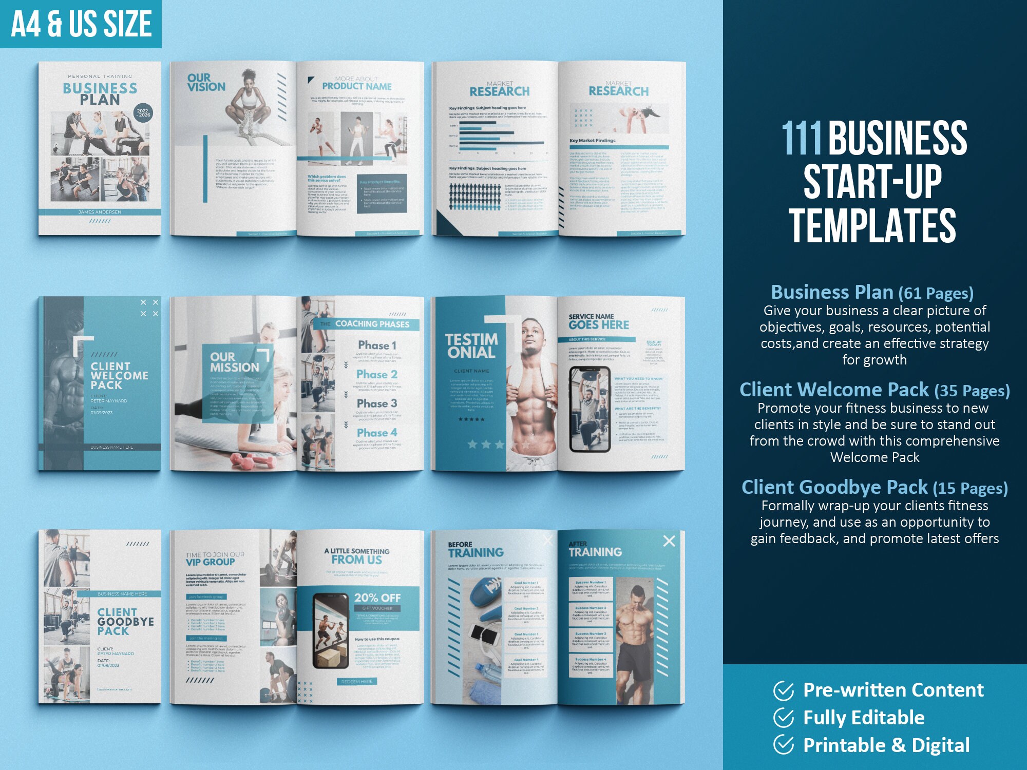 Fitness Ultimate Toolkit | Personal Trainer Templates | Instagram ...