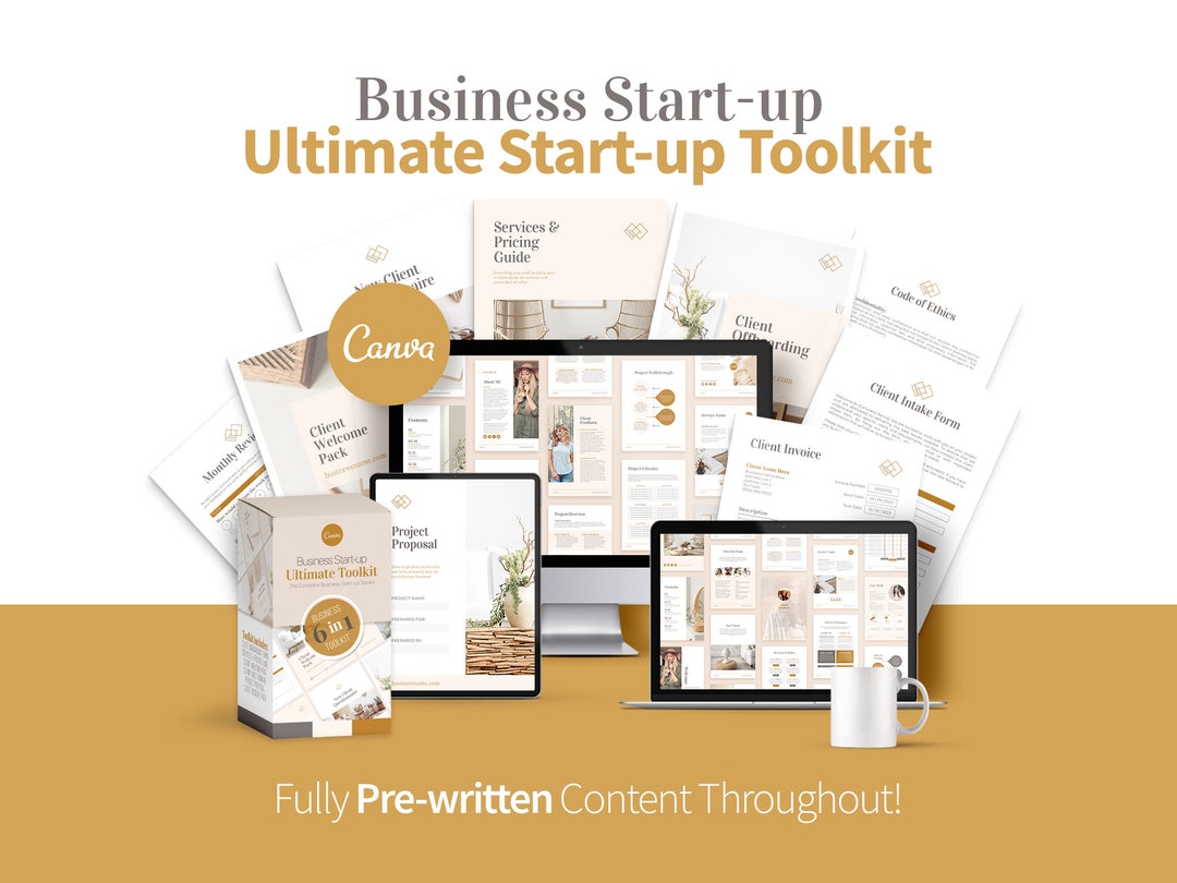 Full Business Start-up Toolkit, Business Coach Tools, Client Onboarding ...