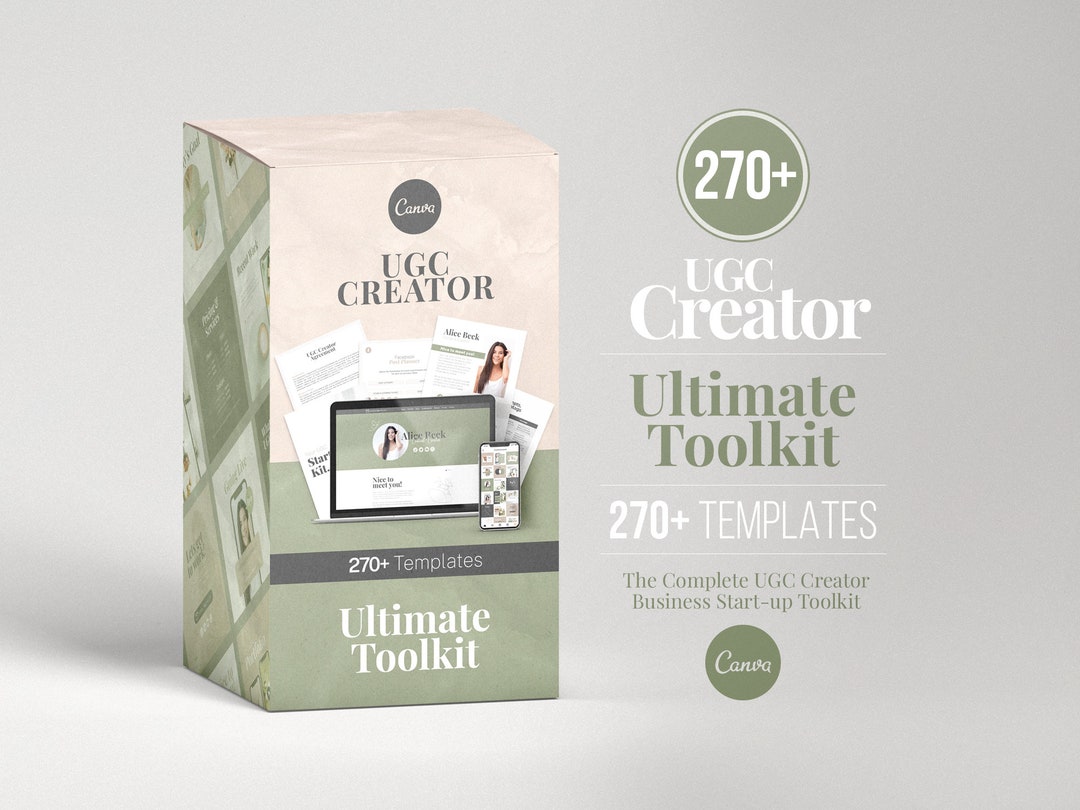 UGC Creator Ultimate Toolkit, Portfolio Template, Influencer Contract ...