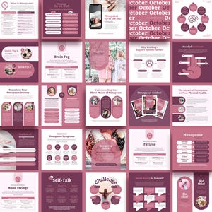300+ Menopause Instagram Post Templates, Hormone Health Coaching, Self ...