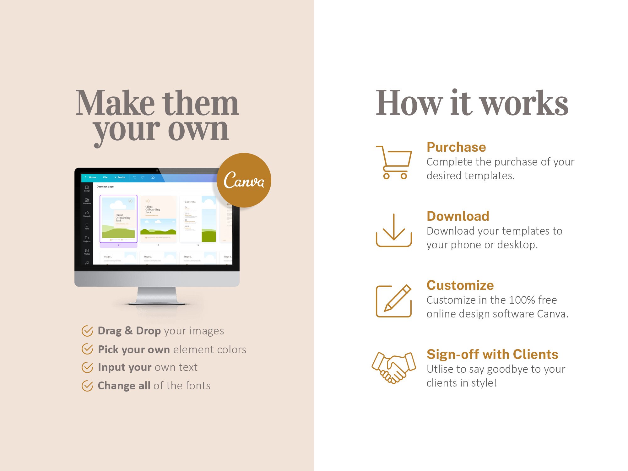 Client Goodbye Pack Template, Business Offboarding (canva Template) - Etsy