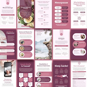300+ Menopause Instagram Post Templates, Hormone Health Coaching, Self ...