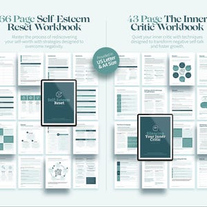 Self-esteem Toolbox, Self-care Planner, Self-worth Worksheets, Coaching ...