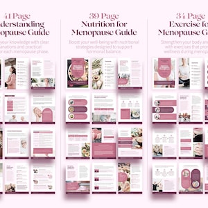 Menopause Coaching Toolbox, Canva Templates, Menopause Worksheets ...