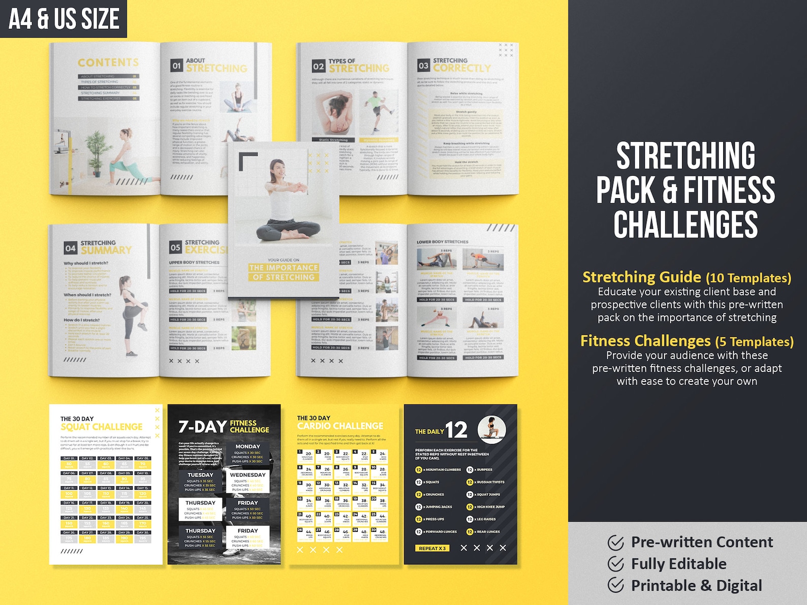 Fitness Ultimate Toolkit | Personal Trainer Templates | Instagram ...