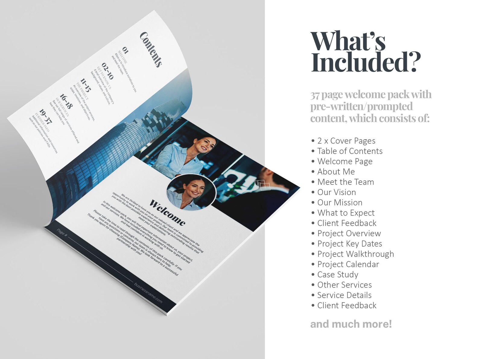 Client Welcome Pack Template, Minimal Neutral Design, Canva (digital ...
