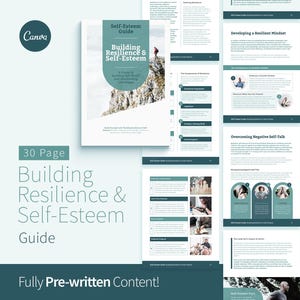 Building Resilience and Self-esteem Guide, Coaching Tools and Exercises ...