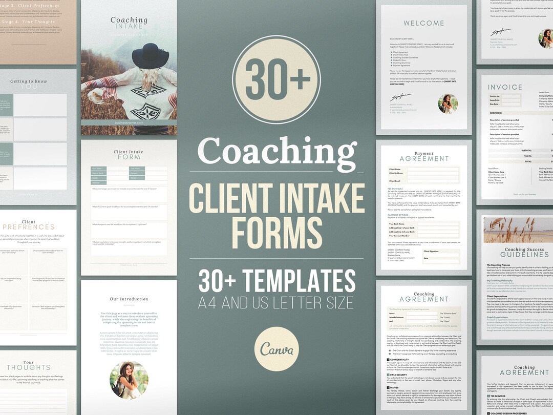 Coaching Client Intake Forms Life Coaching New Client Welcome Life ...