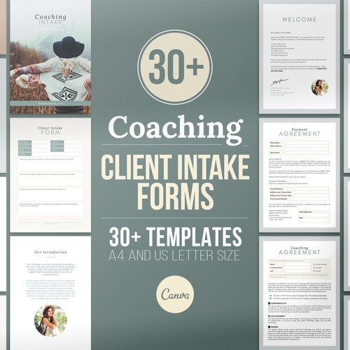 Life Coaching Contract Template Client Intake Form New - Etsy
