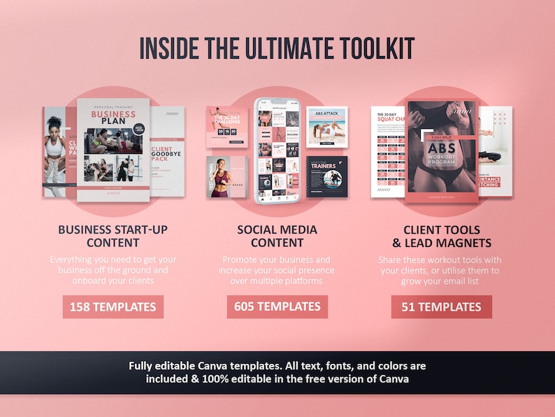 Fitness Ultimate Toolkit Personal Trainer Templates - Etsy