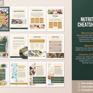 Nutritionist Ultimate Toolkit | Health and Nutrition Templates | Health ...