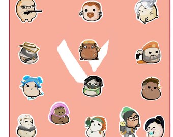Valorant Potato Sticker - Etsy