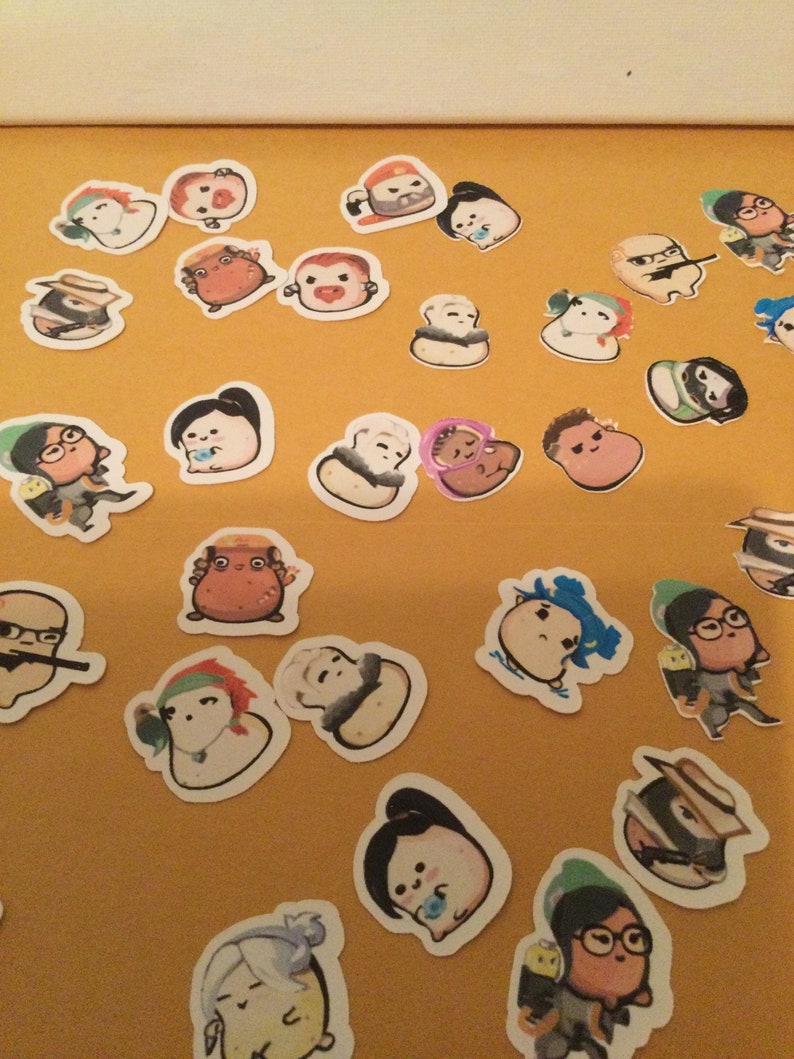 Valorant Potato Stickers Waterproof Gaming Scrapbooking - Etsy