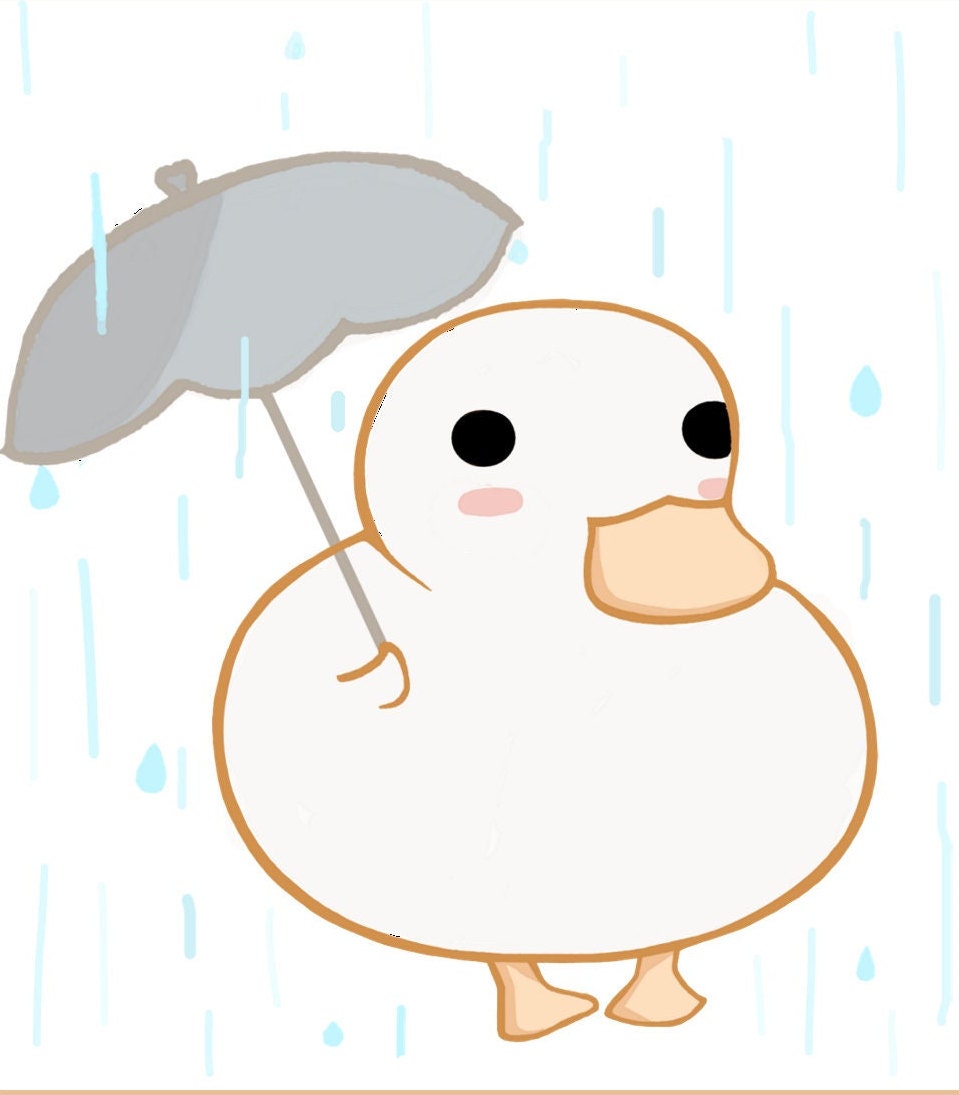 5 Cute Chonky Duck Stickers for Journaling, Phone Cases, Laptops, and ...