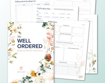 2023 Homeschool Planner - Etsy