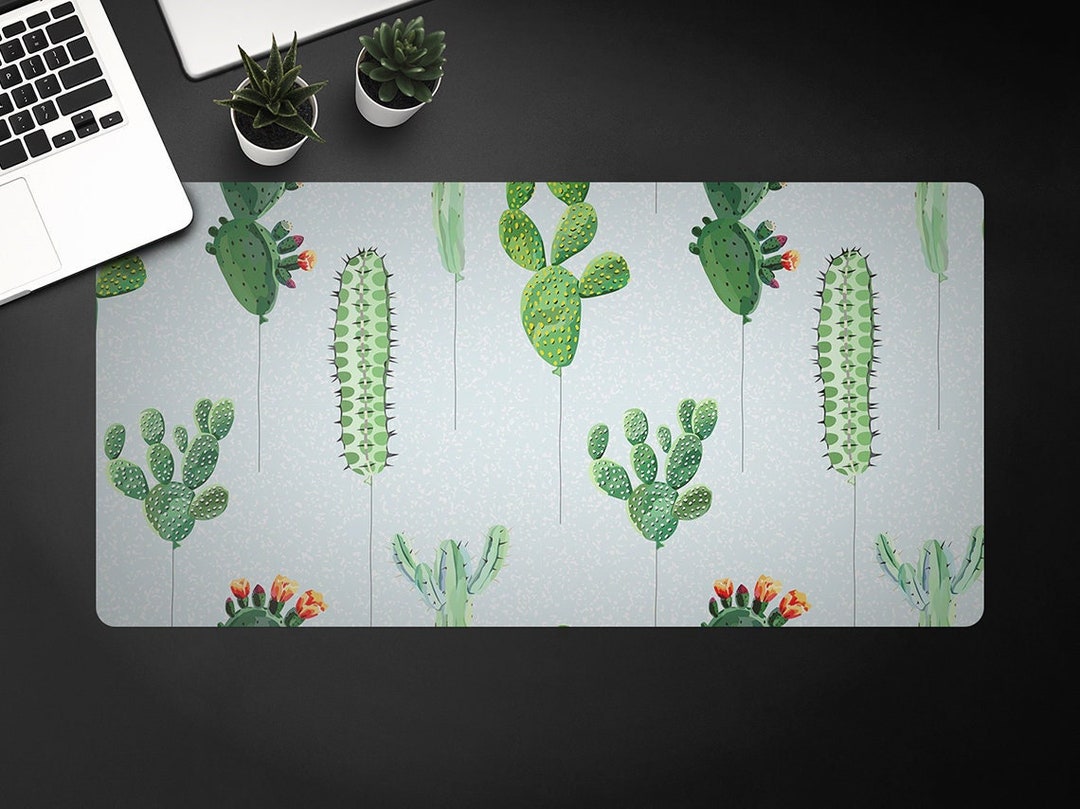 Balloon Cacti Desk Pad, Table Protection, Convenience of Work, Keyboard ...