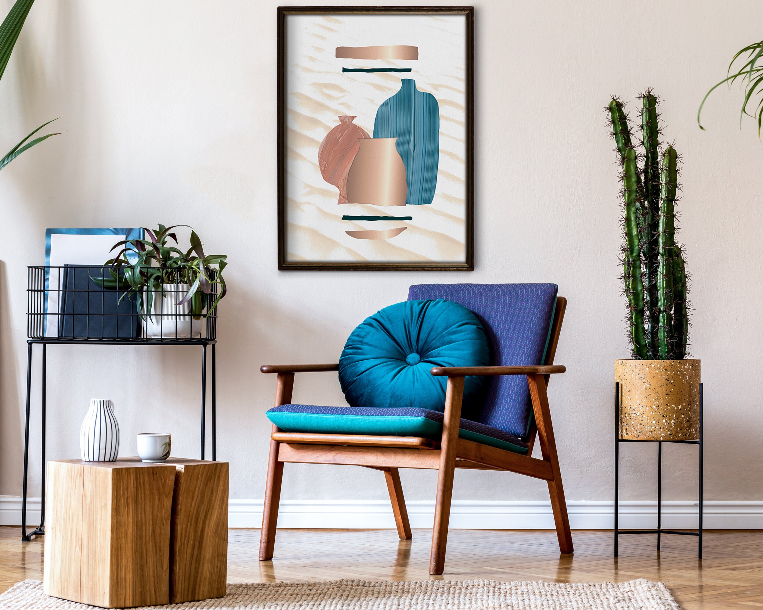 Ancient Porcelain Poster Bronze Art Print Blue Print - Etsy