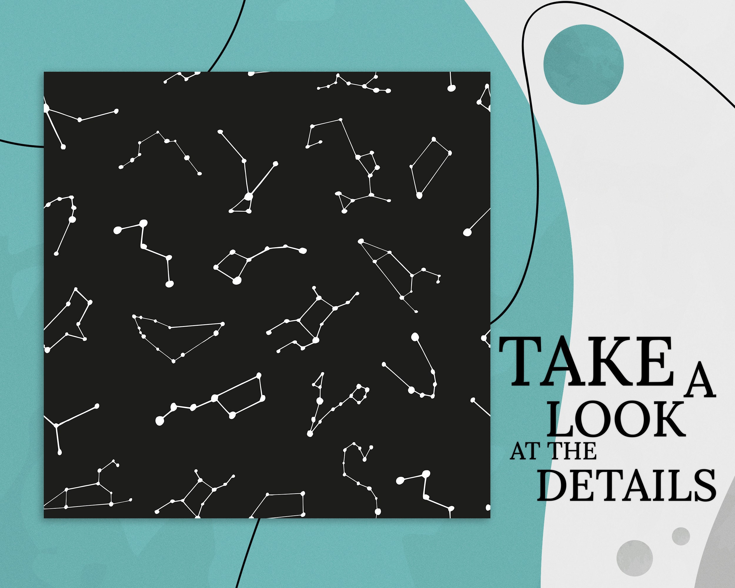 Constellation Galaxy Pattern Vinyl Flooring, Black Homecoming Proposal ...