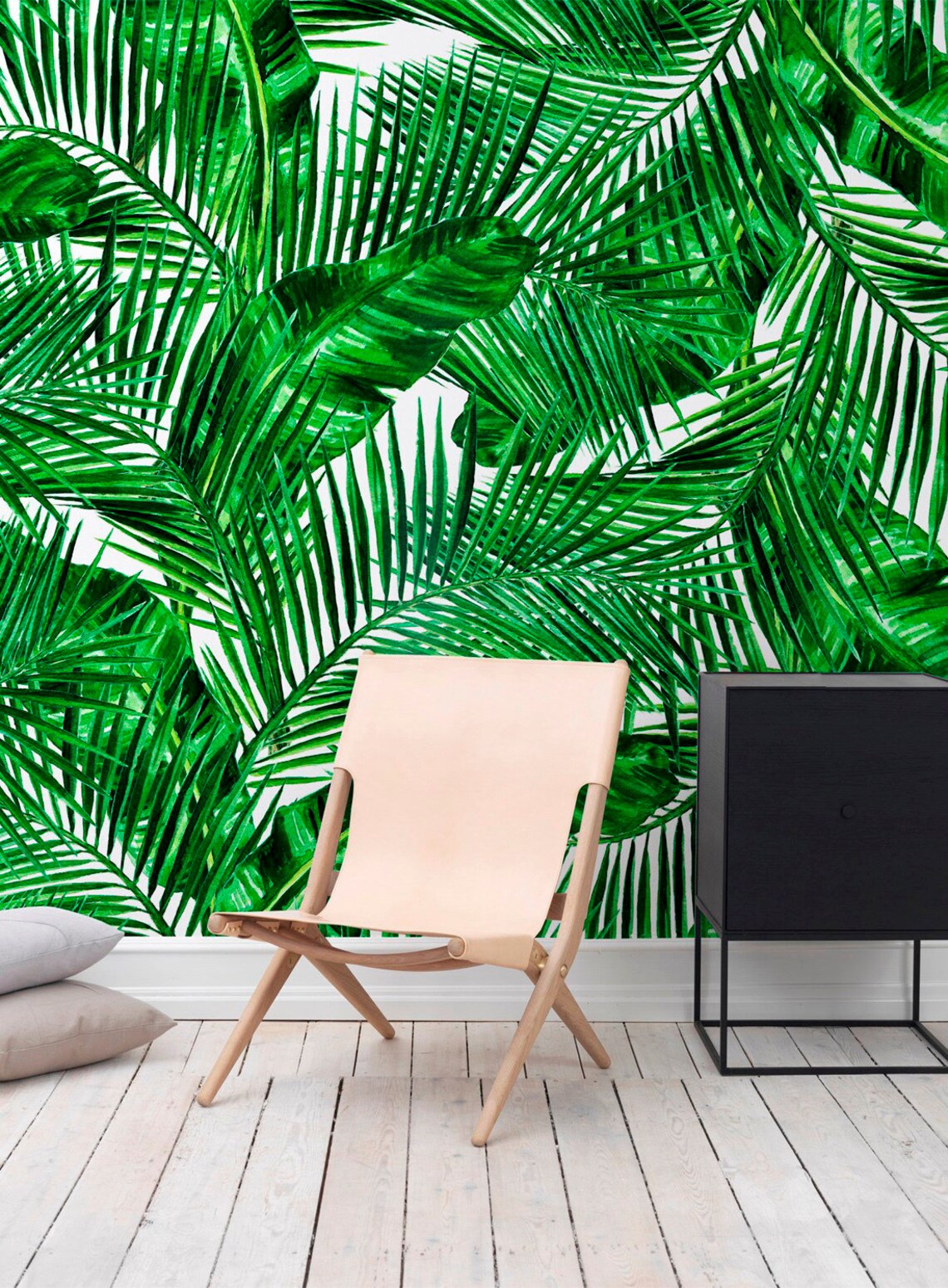 Tropical Isnland Jungle Bush Removable Wallpaper - Wallpaper ...