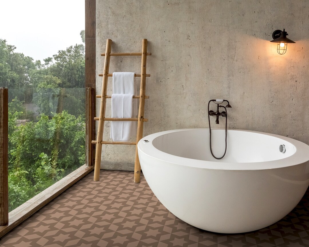 Arabic Astral Symbol Vinyl Flooring, Beige Kitchen Makeover, Brown ...