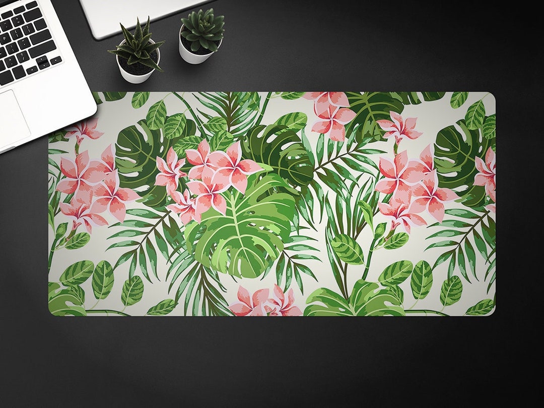 Bright Hawaii Desk Mat, Table Protection, Convenience of Work, Keyboard ...