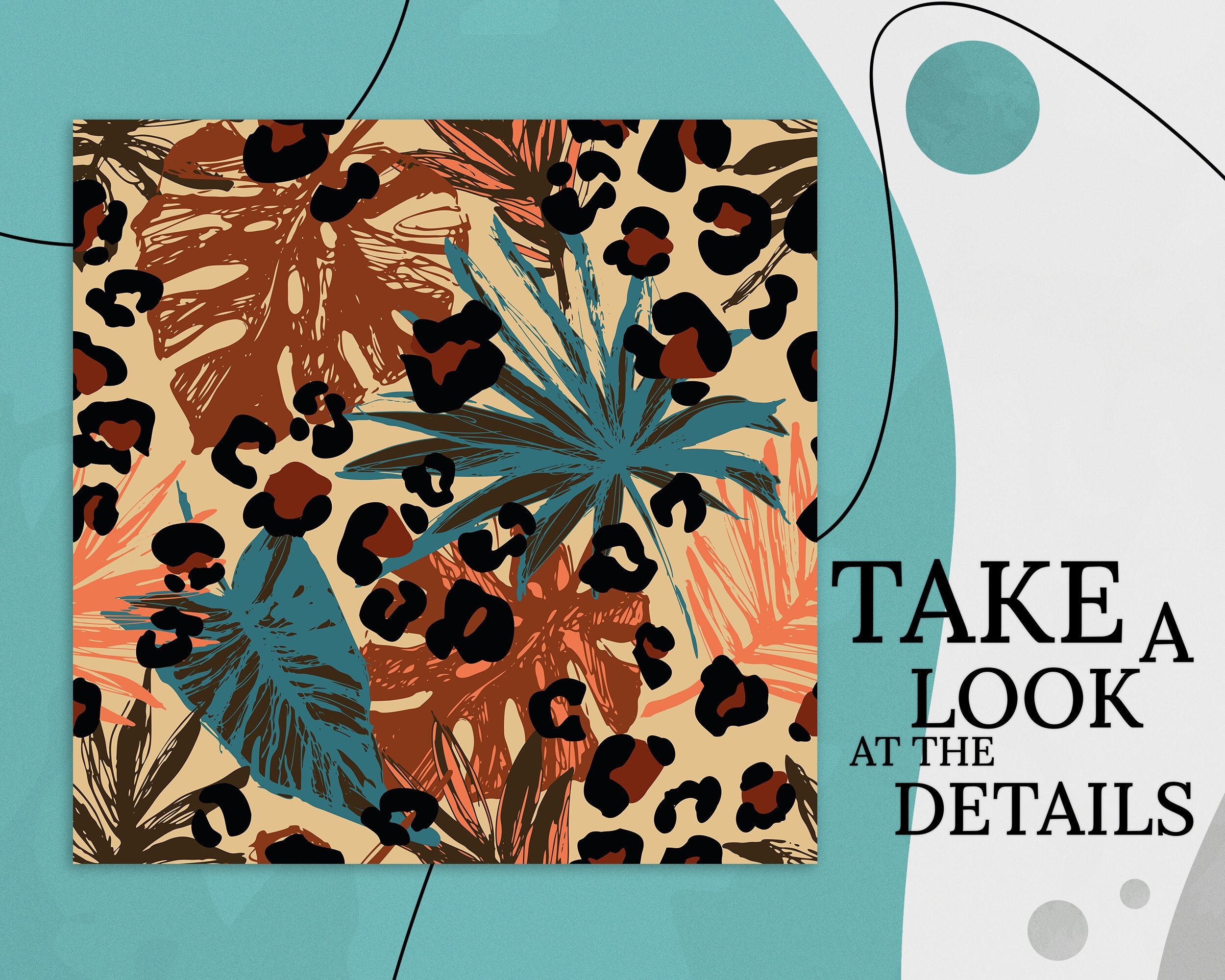 Exotic Tropical Holiday Pattern Vinyl Flooring, Beige Luxury Flooring ...