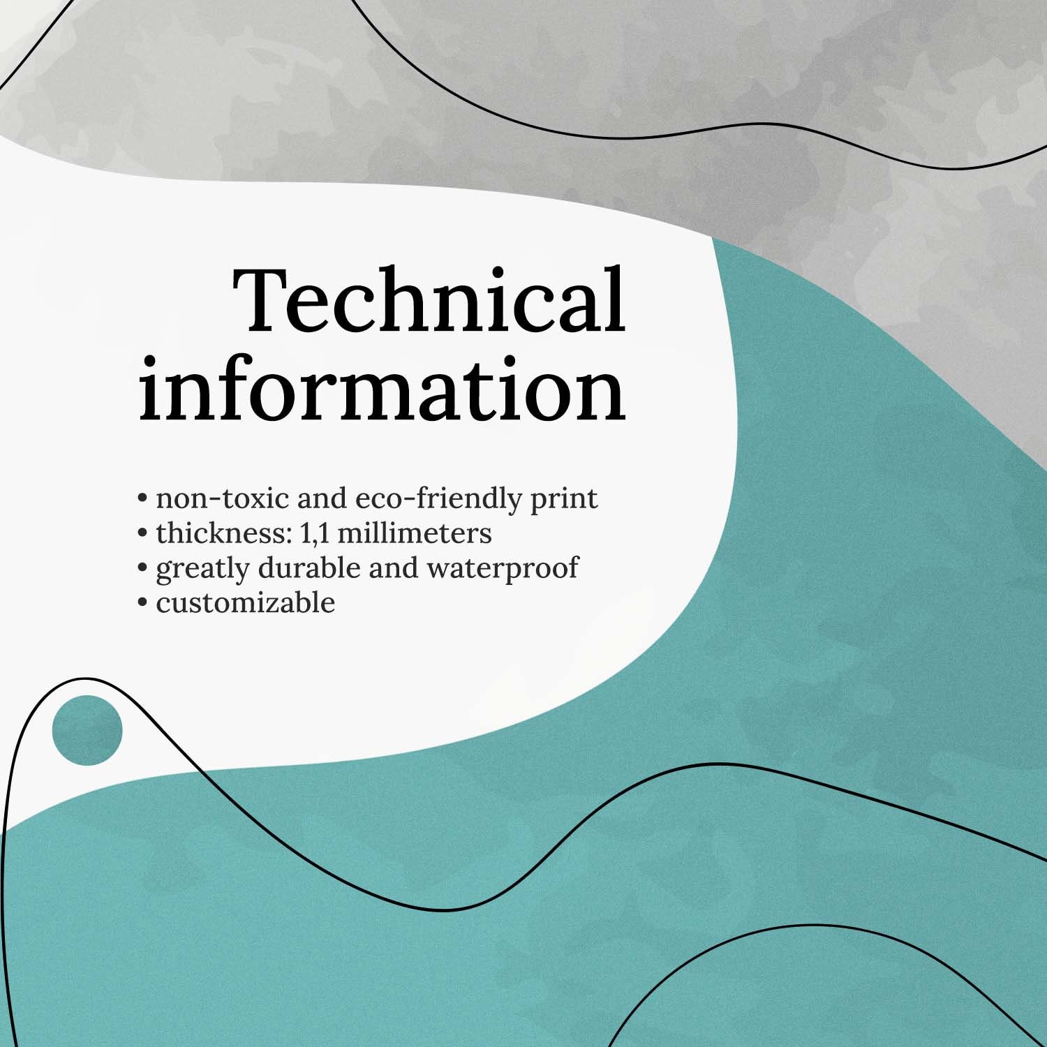 Turquoise Marble Desk Pad Keyboard Pad Desktop Blotter - Etsy