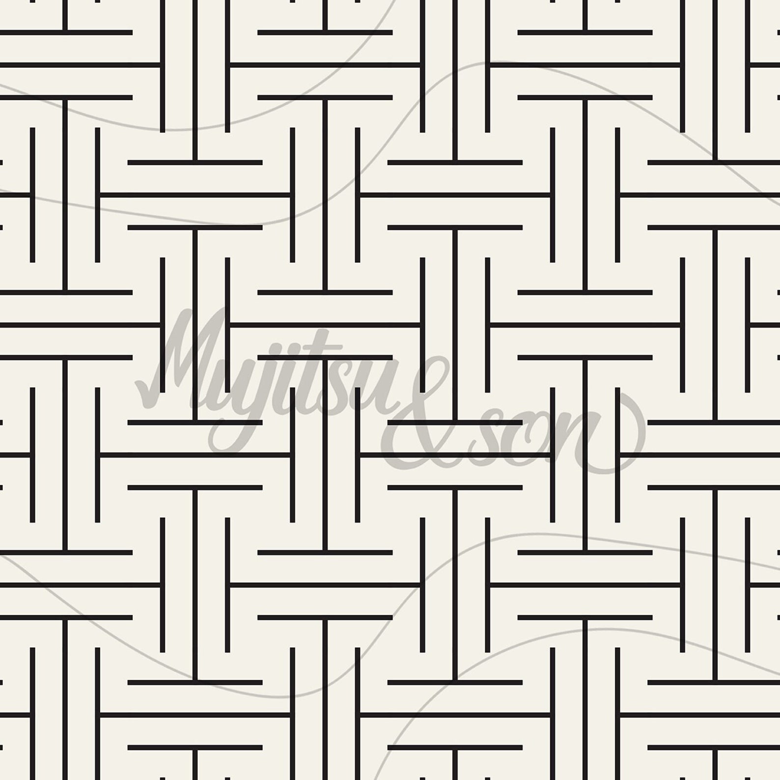 Hatch Minimal Pattern Vinyl Flooring, White Linoleum in Roll, Black ...