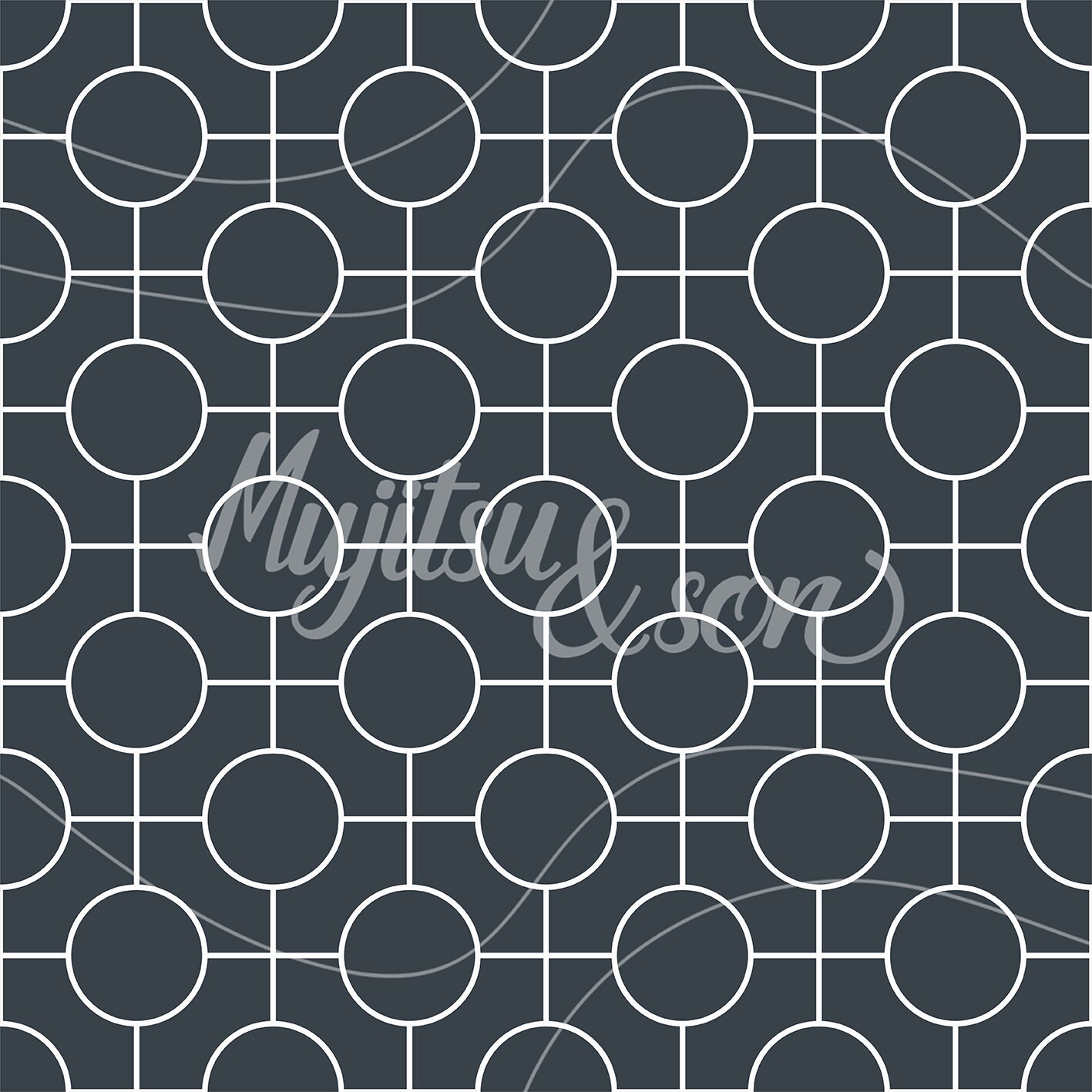 Circle Geometric Pattern Vinyl Flooring Gray Sheet Vinyl - Etsy