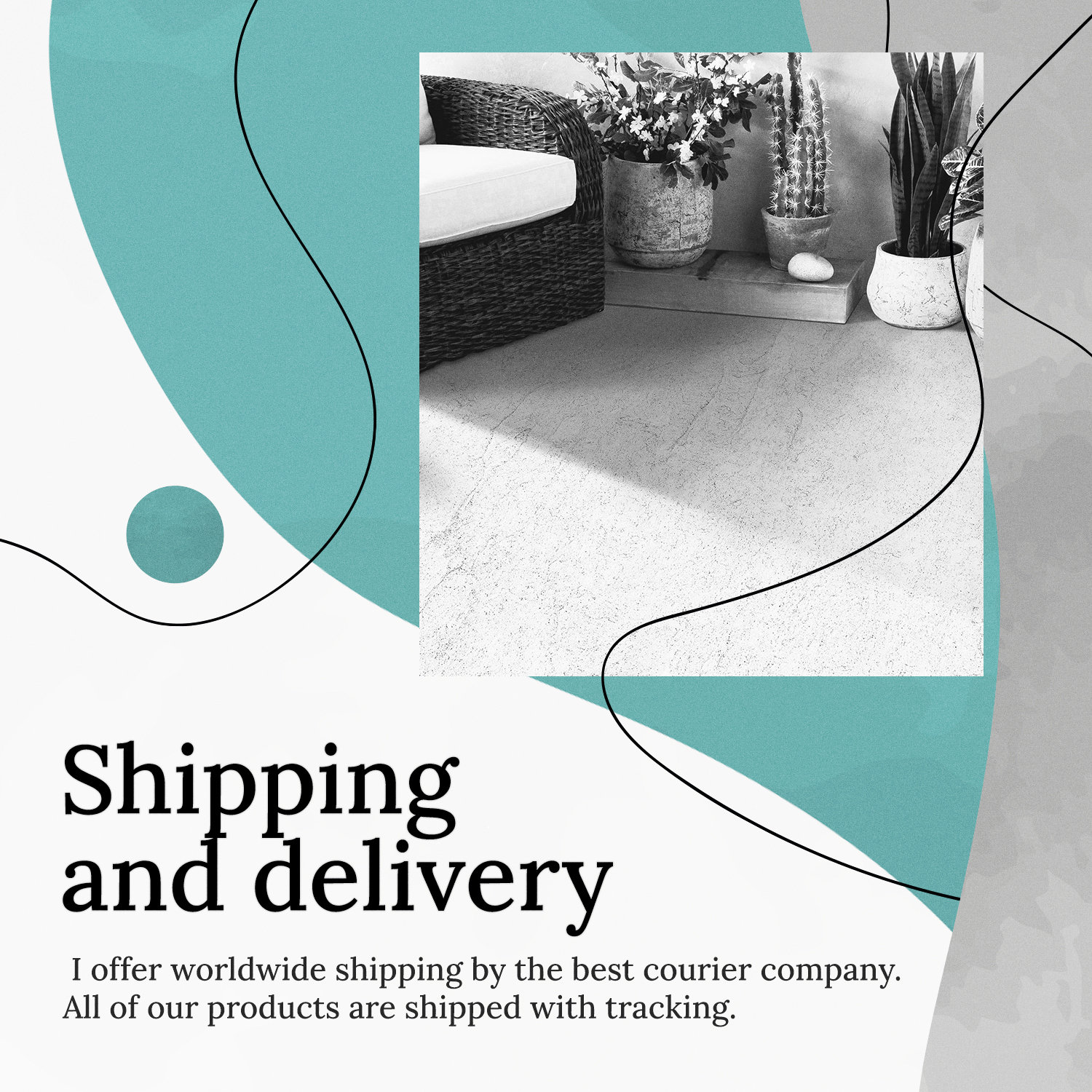 Impressionist Ink Print Vinyl Flooring, Gray Retro Floor Cover, Beige ...