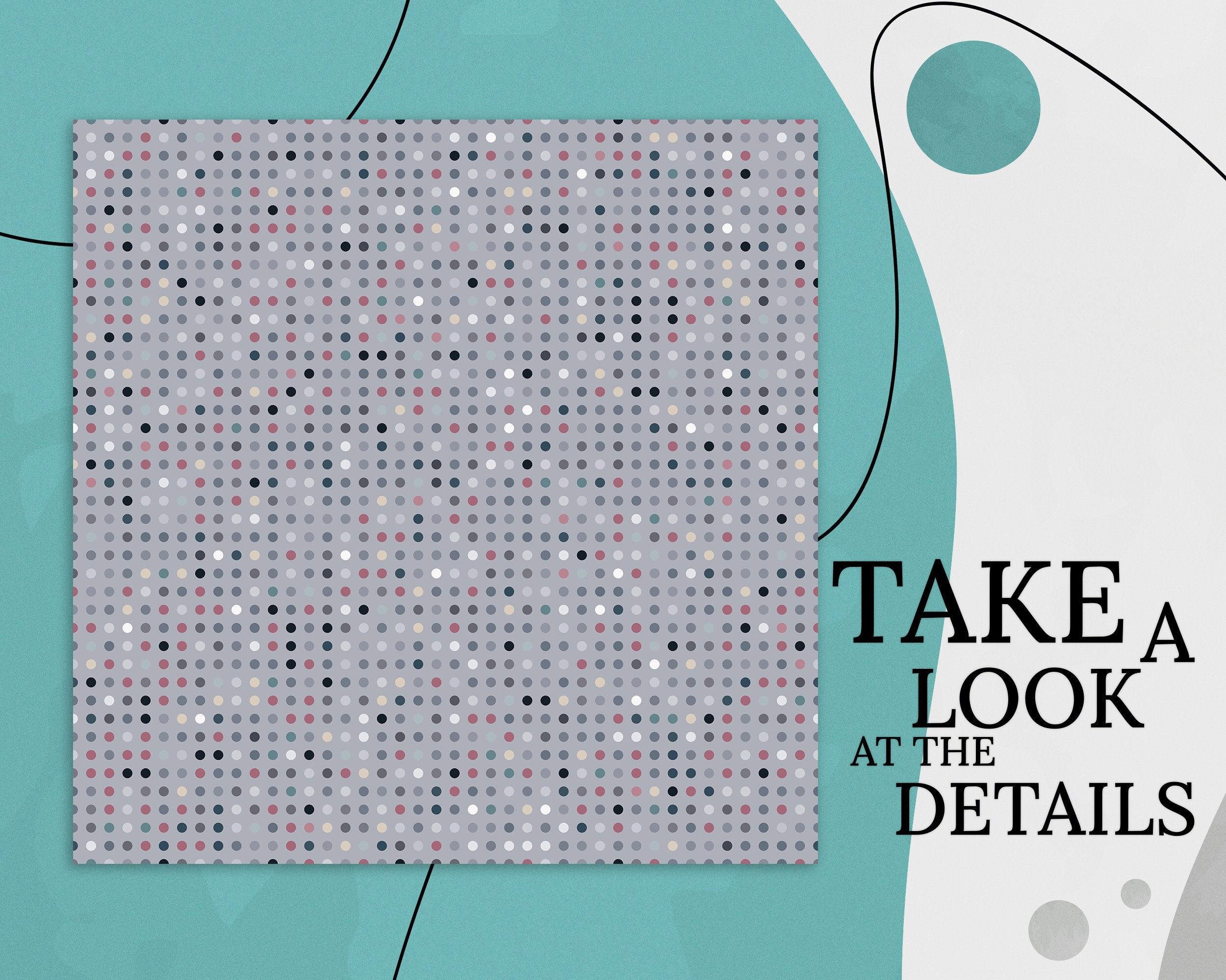 Multiple Dots Pattern Vinyl Flooring, Gray Kitchen Makeover, Pink Easy ...