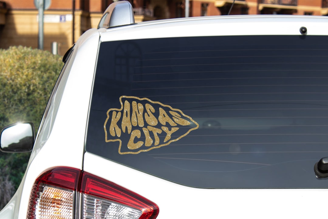 Kansas City Arrowhead Decal for Car, Truck, Water Bottle, Tumbler ...