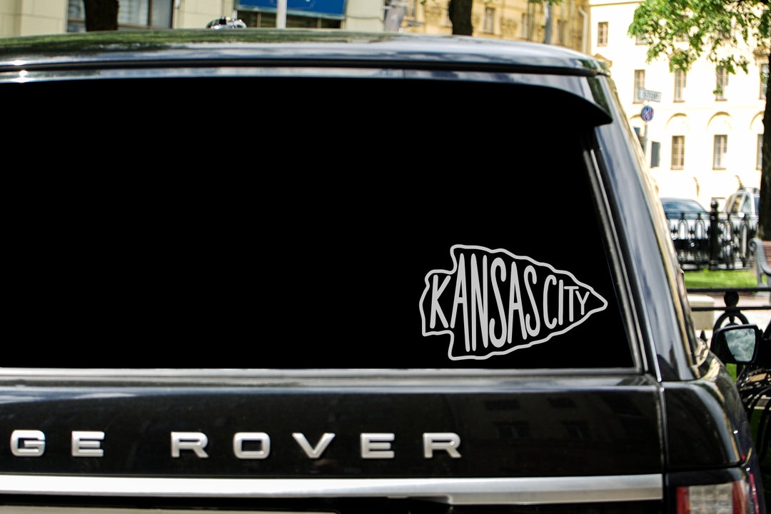 Kansas City Arrowhead Decal for Car, Truck, Water Bottle, Tumbler ...