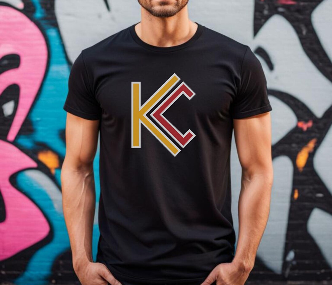 KC Modern Black T-shirt | Made in Kansas City! | Perfect for Game Day ...